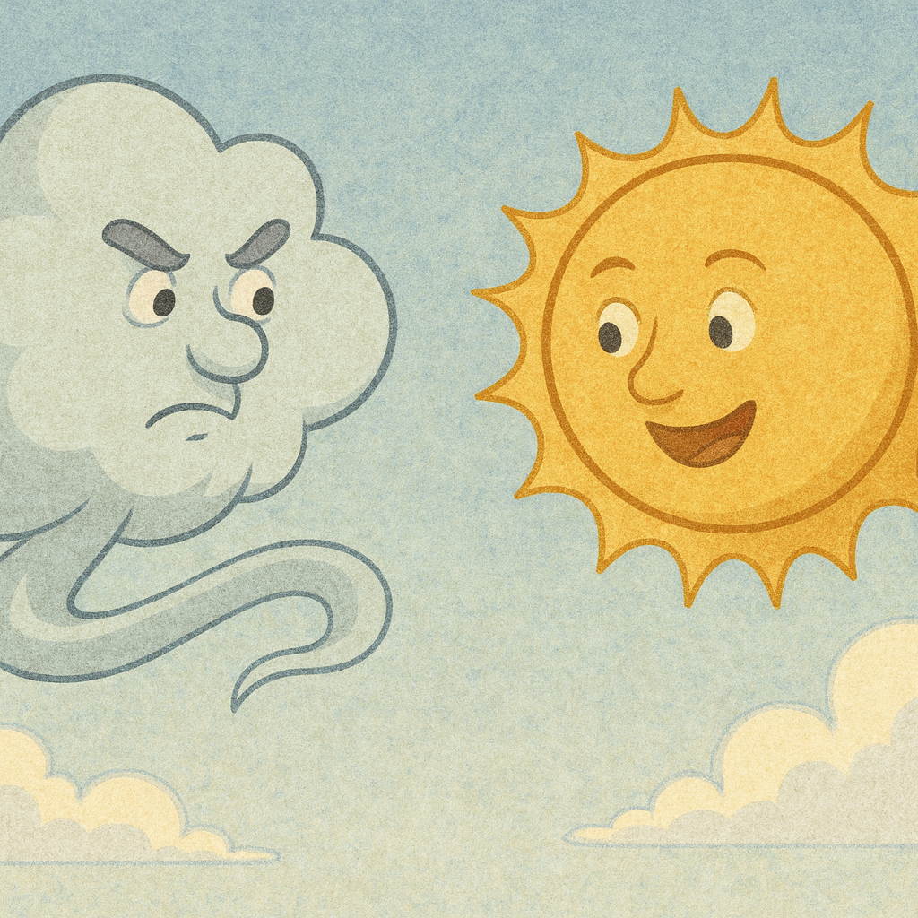 The North Wind and the Sun – A2 English Worksheet (with Answer Key ...